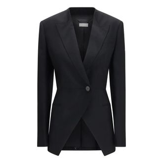 Givenchy Cut-Out Double-Breasted Blazer - - Jackets - Damen - Schwarzk - S