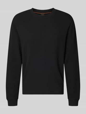 Boss Orange by Hugo Boss Regular Fit Langarmshirt aus Baumwoll-Mix Modell WE-TEMPEST