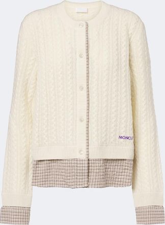 Moncler Cardigan aus Wolle und Kaschmir