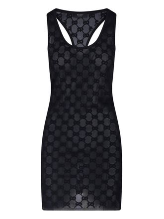 Gucci Minikleid Aus Viskose-Cr&ecirc;pe
