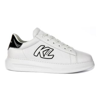 Karl Lagerfeld Homme, Chaussures, Blanc, Taille: 42 EU Kapri Side Trim En Blanc Noir Pour Homme