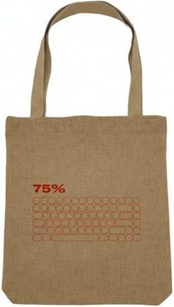 Fabulous Sac Shopping Tote Bag Aspect Lin - MKB 75 Mechanical Keyboard Keycaps Geek Techy Mech Keys Computer - Sac de Courses Toile Epaisse 360g Beige Naturel 