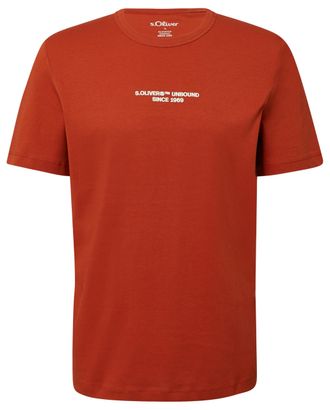 s.Oliver Herren T-Shirt 2170132 Red XXL