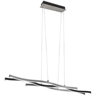 Trio Leuchten Trio Lighting - trio LED-Pendelleuchte Blaze 341210305 aluminiumfarbig, 35 w, 4300 lm, cct
