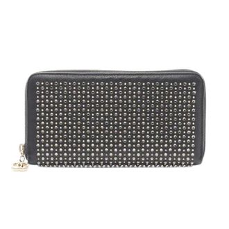 Chanel Pre-owned Coco Mark Strass Leder Lange Rei&szlig;verschlusstasche - - Pre-owned - Damen - Schwarzk - ONE SIZE