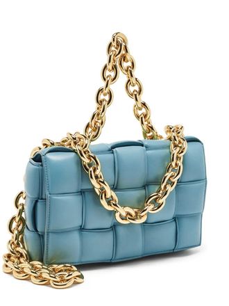 Bottega Veneta sac port&eacute; &eacute;paule Cassette - Bleu