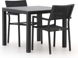 Bellagio la vita attrattiva Bellagio Roma/Fidenza 90 cm Gartenm&ouml;bel-Set 3-teilig stapelbar