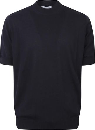 Lardini Homme, Pulls, Bleu, Taille: XL T-shirt &agrave; manches courtes