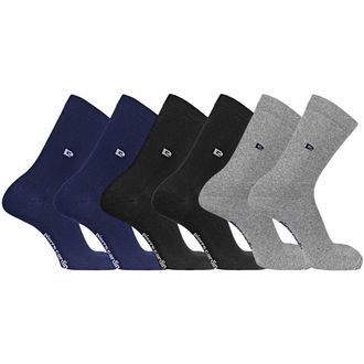 Pierre Cardin Lot de 3 Paires de chaussettes de ville unies mod&egrave;le PC 00399
