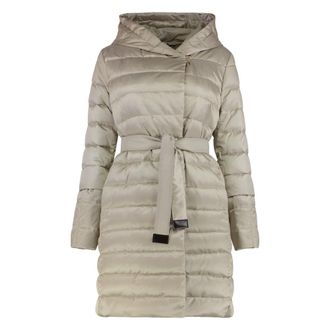 Max Mara Novef Midi Daunenjacke - - Coats - Damen - Beige - 2XS