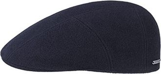 Stetson Casquette avec Cachemire Reid Wool Homme - Made in The EU Laine Gavroche visière, Doublure, Doublure Hiver Automne-Hiver - XL (60-61 cm) Bleu