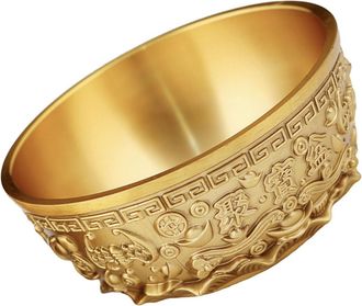 Garneck Schatzschale Aus Messing 10 cm Mittelgroßes Dekoratives Kunstwerk Feng Shui Für Freunde/Familie