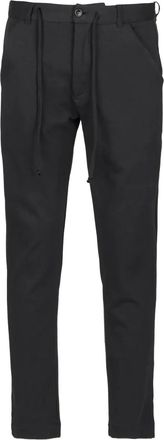 Hannes Roether drawstring tailored trousers - Schwarz