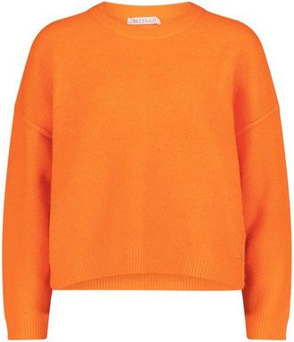 Betty&Co Strickpullover Damen mit Rundhalsausschnitt (1-tlg)