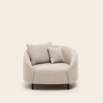 Madura Fauteuil Julika Glory naturel - BEIGE