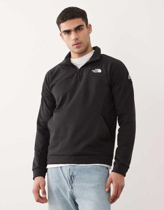 The North Face Mountain Athletic - Polaire &agrave; fermeture &eacute;clair 1/4 - Noir