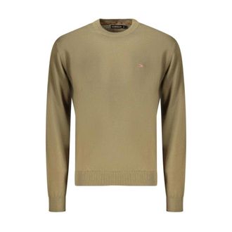 Napapijri Homme, Pulls, Vert, Taille: L Verde Cotton Long-Sleeve Shirt