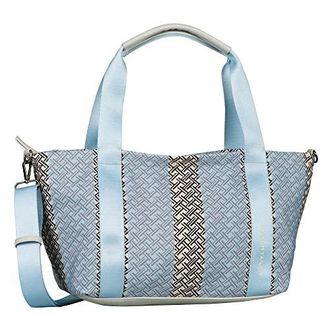 Tom Tailor Leoni, Sac à bandoulière Femme, Bleu Clair, 50 x 19 x 25 (LxBxH)