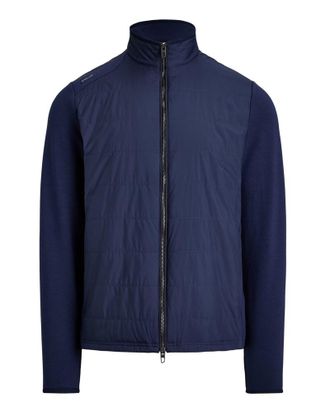 Ralph Lauren RLX-Blouson im Materialmix mit Stehkragen und Zip in