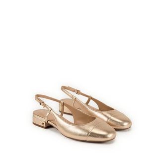 Michael Kors Sling-back brillantes en cuir