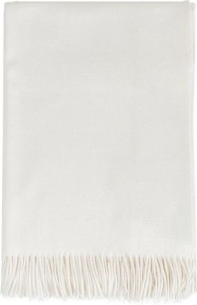 Max Mara Femme, Accessoires, Blanc, Taille: ONE Size &Eacute;tole avec broderie logo