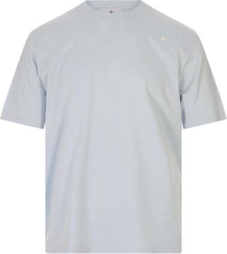 Stone Island Homme, Tops, Bleu, Taille: M T-shirt &agrave; manches courtes