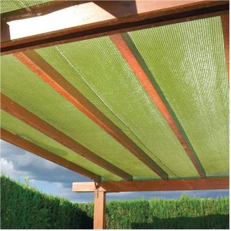 Trade Shop Trade Shop Traesio - Trade Shop - set 2 st&uuml;cke rolle beige schattierungsnetz 2X5MT dicker schutz von g&auml;rten und terrassen 017070