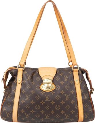 Louis Vuitton Crossbody Bags - Louis Vuitton Canvas Monogram Stresa PM Shoulder B - Gr. unisize - in Braun - für Damen