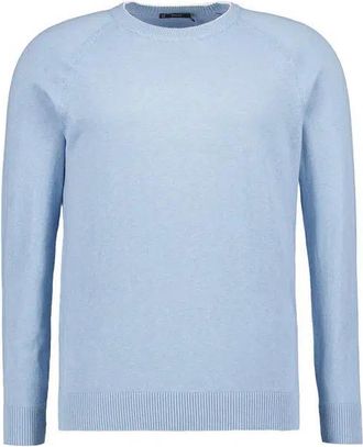 Boggi Milano Herren Pullover blau unifarben