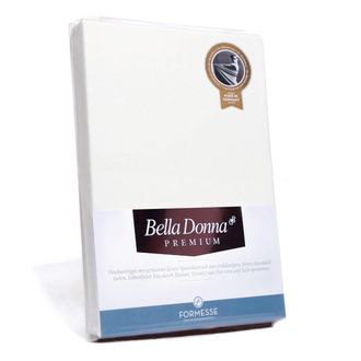 Bella Donna Formesse - Bella Donna Premium. Luxus Jersey Spannbettlaken 200x220-200x240cm - bis 30cm H&ouml;he - Baumwollzwirn,3% Elastan, Aloe Vera, Argan&ouml;l, merzeris