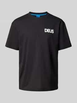 Deus T-Shirt mit Label-Print