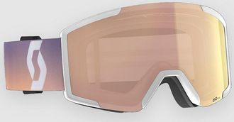 Scott Shield White/Soft Pink Goggle amp rose chrome s2