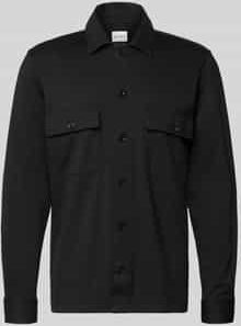 Roy Robson Jersey Overshirt mit Brusttaschen