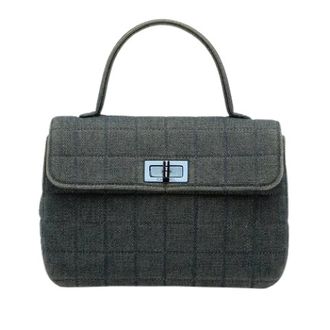 Chanel Sac &agrave; main Pre-owned en denim - Femme - Pre-owned - Bleu - Taille: ONE Size