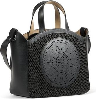 Karl Lagerfeld Sac &agrave; main K/Circle en cuir et mesh