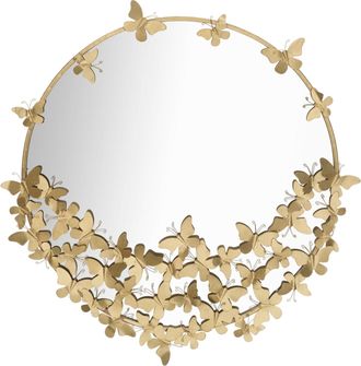 Charme 1921 Butterfly Mirror Round New cm ø 91x3x94