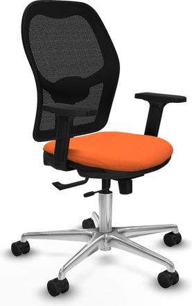 Piqueras y Crespo Gepolsterter B&uuml;rostuhl mit 2D-Armlehnen, h&ouml;henverstellbare Lendenwirbelst&uuml;tze, ausgestattet mit Syncro/Traslack und injiziertem Schaum. Mit Rollen von