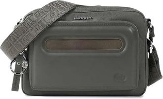 Hedgren sac à épaule bandoulière Hfika Fika Espresso Crossover + RFID Black Ink gris-vert