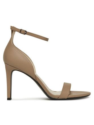 Calvin Klein Sandalen Heel Sandal 90 - Lth HW0HW02337 Beige