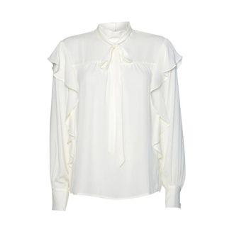 Kocca R&uuml;schenbluse Creme - - Blouses & Shirts - Damen - Wei&szlig; - S