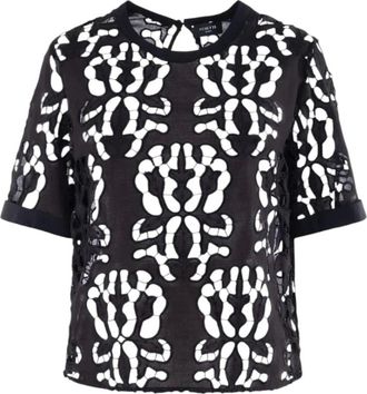 Nenette Femme, Blouses et Chemises, Noir, Taille: 44 FR Blouse Sangallo