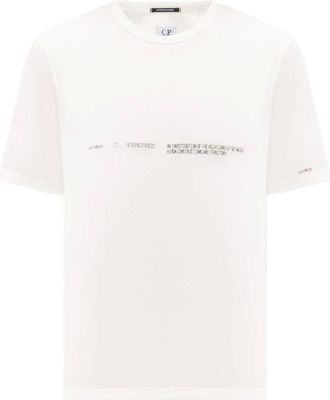 C.P. Company C.p. Company, Homme, Tops, Blanc, Taille: S C.p. Company T-shirts et Polos Blanc