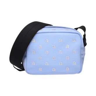 Alexander Wang Rhinestone Crossbody Tasche mit verstellbarem Riemen - - Bags - Damen - Blau - ONE SIZE