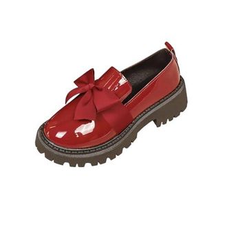 Generic Mocassins confortables &agrave; enfiler pour femme - Bout rond - En cuir verni - &Eacute;l&eacute;gant - D&eacute;contract&eacute; - Classique - Pour le travail, les f&ecirc;tes, les loisirs,
