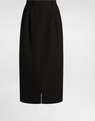 Dolce & Gabbana Rock Aus Double-wollcr&ecirc;pe - Frau Collection Schwarz 42