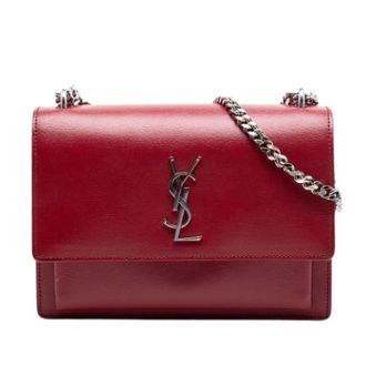 Saint Laurent Pre-owned The Sunset Shoulder Bag - Femme - Pre-owned - Rouge - Taille: ONE Size