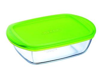 Pyrex 4936460 Cook&store Plat &Agrave; Four En Verre Rectangulaire Avec Couvercle 23x15 Cm