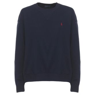 Ralph Lauren Femme, Sweatshirts et sweats &agrave; capuche, Bleu, Taille: 36 FR Pony SweaT-shirt