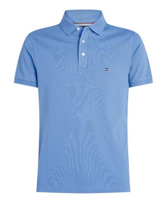 Tommy Hilfiger Piqu&eacute;-Poloshirt 1985 mit Stretch und Flag-Stickerei, Slim Fit in