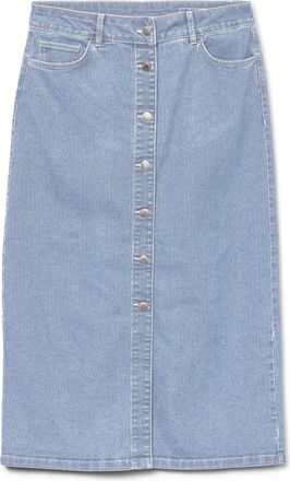 Vero Moda Vmnatty 7/8 Button Skirt DNM Mix Noos